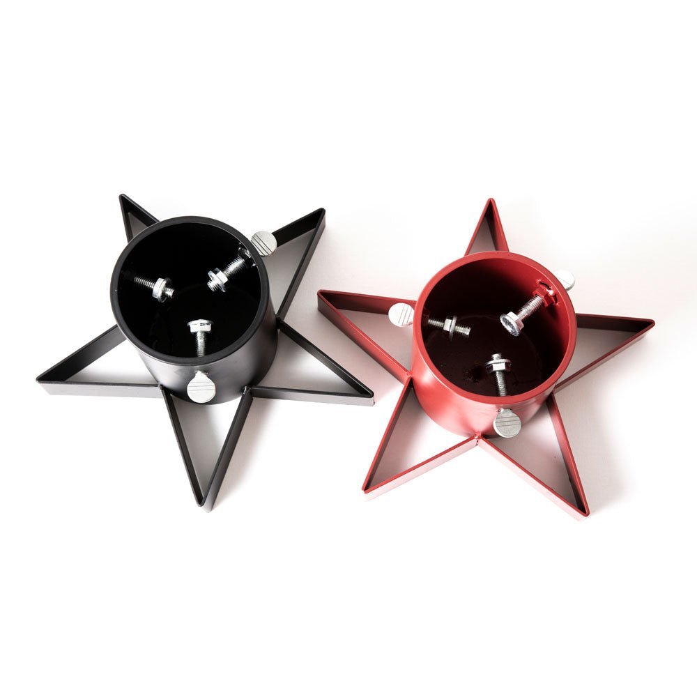 Stable Mini Christmas Tree Stand in Matt Black Metal