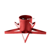 Christmas Tree Stand Star in Red Matt Metall - by Benson